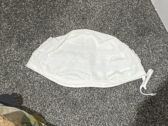 BRITISH ARMY MK7 helmet snow white cover Large Very good condition £44. ...