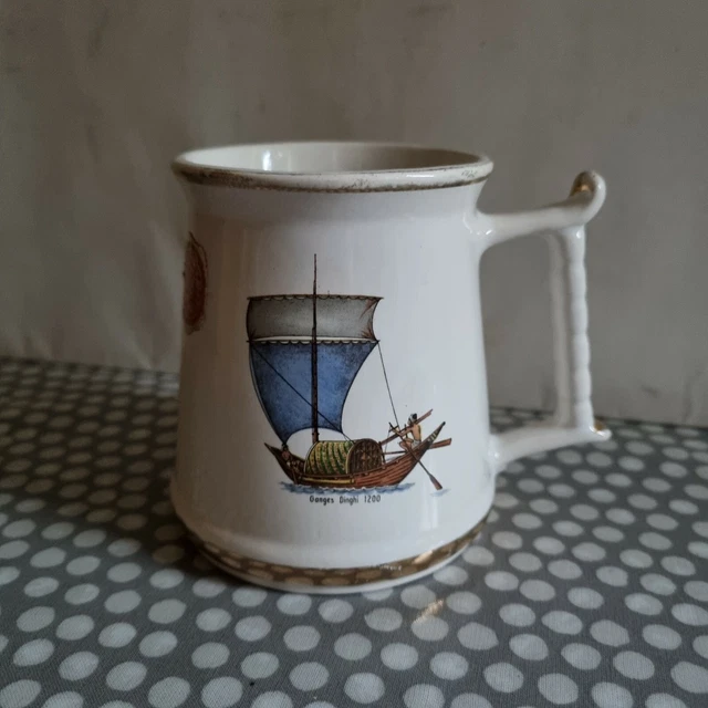 VINTAGE PRINCE WILLIAM Ware With "Ganges Dinghi 1200". 22 Carst Gold ...