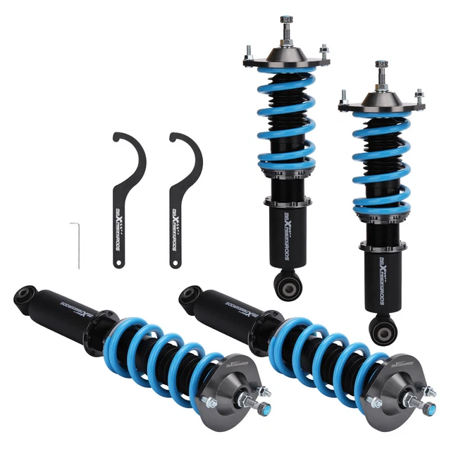 24 LEVEL COILOVER Suspension Struts for Mazda Miata Miata Base ...