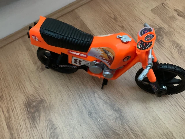 ACTION MAN SUPER X Bike And Dirt Bike Gear 1996 Hasbro With Box £10.99 ...