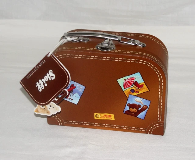 STEIFF FLYNN TEDDY Bear SUITCASE ONLY (no bear) £9.50 - PicClick UK