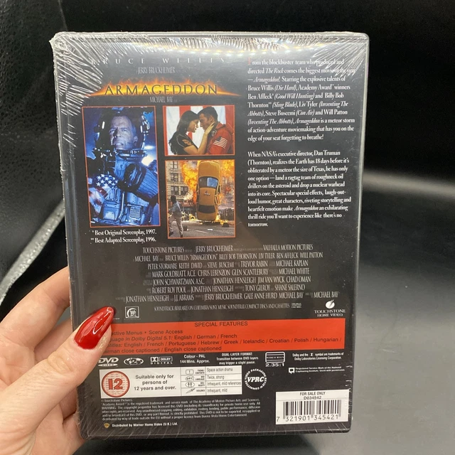 ARMAGEDDON (DVD)(WIDE-SCREEN REMASTERED edition) **NEW & SEALED**. RARE ...