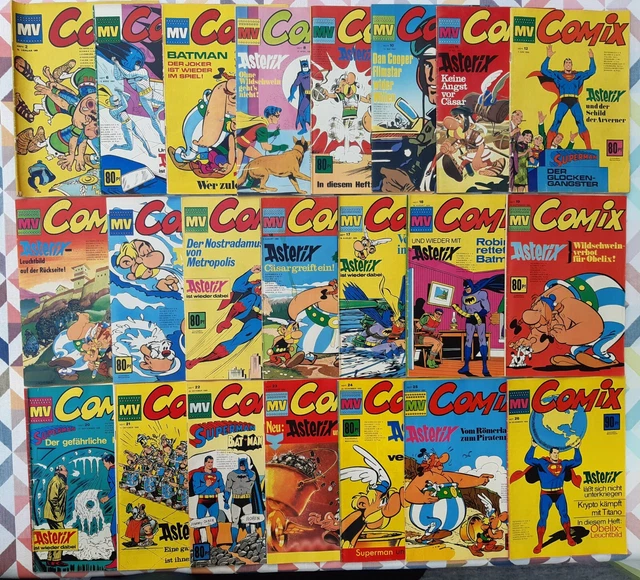 MV COMIX JAHRGANG 1969 mit Asterix, Superman u.a., sehr guter/guter Zustand EUR 349,00 - PicClick DE