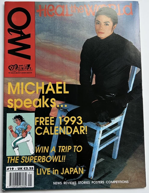 MICHAEL JACKSON - OFF THE WALL MAGAZINE ISSUE 19 - January 1993 UNREAD ...