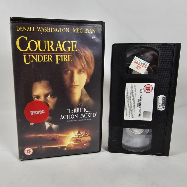 COURAGE UNDER FIRE VHS Video Cassette Big Box SPAR Ex Rental 20th ...