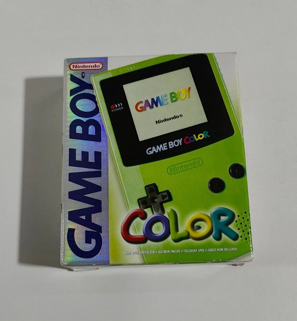 CONSOLE NINTENDO GAMEBOY Color Verde In Scatola Originale E Ben Tenuto ...