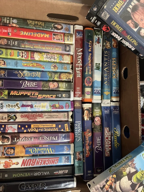 LOT OF 29 Children’s Titles VHS Video Tapes, Home Alone, Barney, Winnie ...