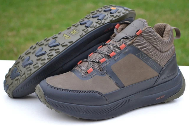 CLARKS MENS WATERPROOF Boots ATL TRAIL UP WP Dark Olive Combi UK 10 ...