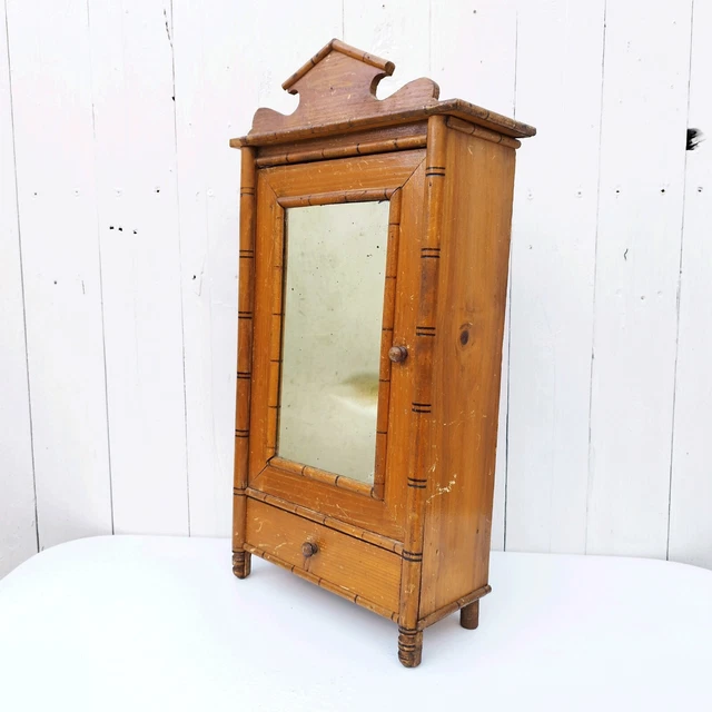 MEUBLE DE POUPÉE, armoire en bois , 50’s EUR 39,00 - PicClick FR