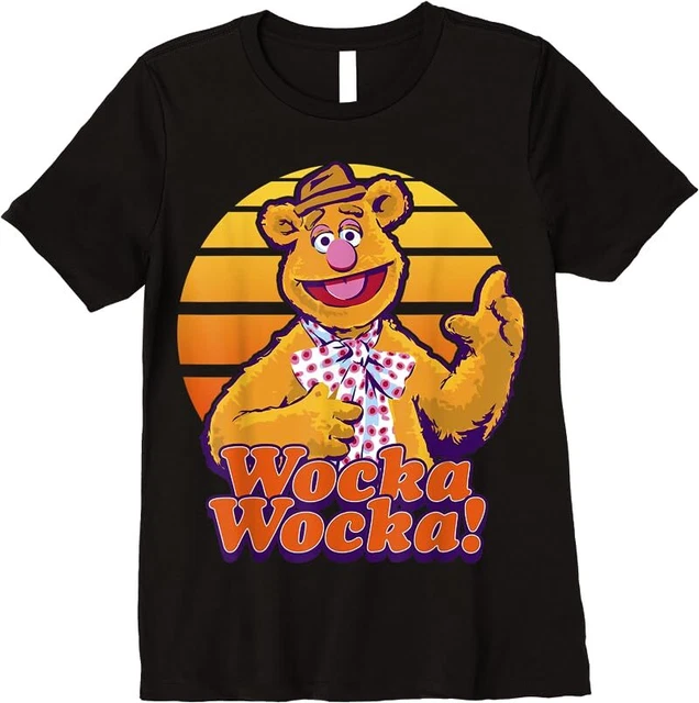 DISNEY THE MUPPETS Fozzie Bear Wocka Wocka Portrait T-Shirts £6.41 ...