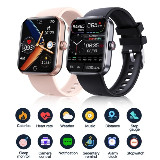 SMART BLUETOOTH WATCH 10 Second Quick Check, Health Fitness Activity ...