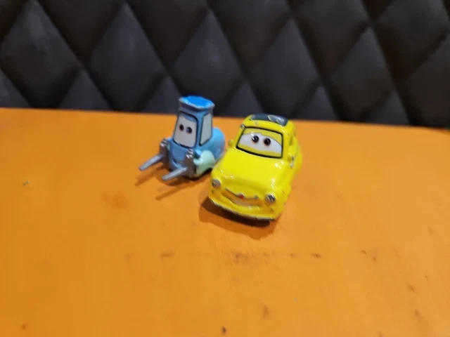 DISNEY PIXAR CARS Yellow Luigi Car & Disney Pixar Planes - Dottie ...