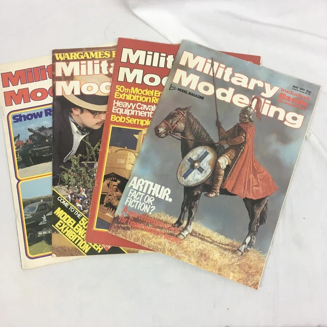 MILITARY MODELLING MAGAZINE Lot from 1980 - 1981 Role Play War-games RC ...
