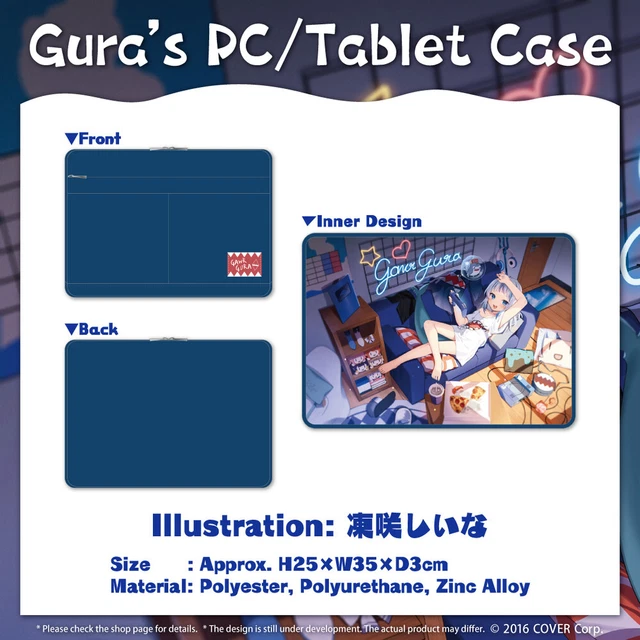 HOLOLIVE GAWR GURA Birthday Celebration 2023 - Gura’s PC/Tablet Case ...