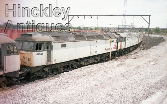 35MM NEGATIVE BR British Railways Diesel Loco Class 47 47345 at Crewe 2003 £3.99 - PicClick UK
