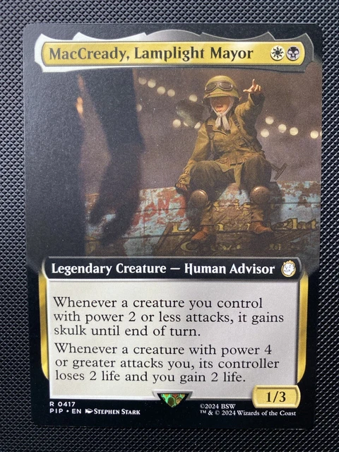 MAGIC: THE GATHERING - MacCready, Lamplight Mayor (art étendu ...