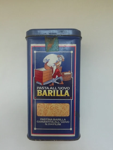 SCATOLA LATTA BARILLA pasta uovo PAGANI LECCO EUR 9,00 - PicClick IT