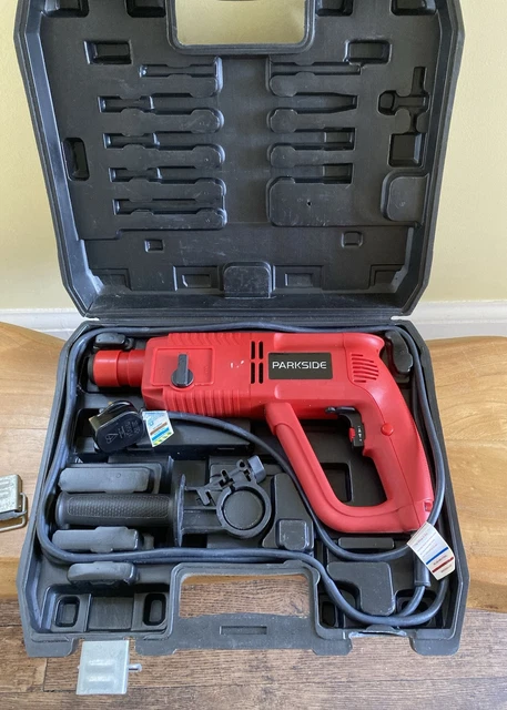 PARKSIDE CORDED SDS Plus Hammer Drill Chisel 900W PEBH900 Case but No ...