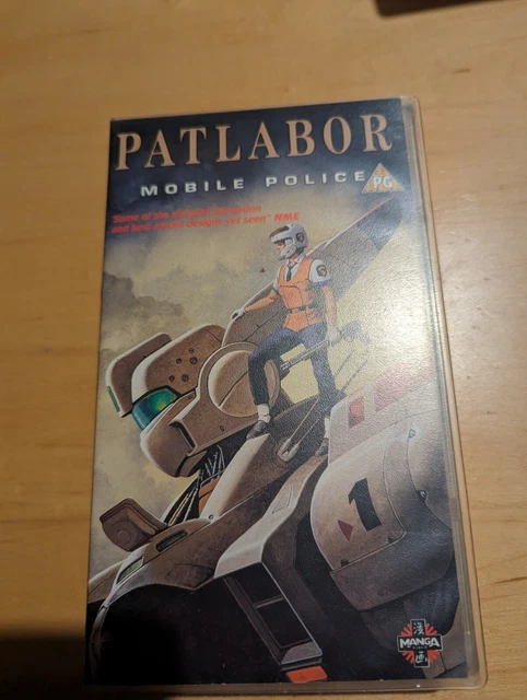 PATLABOR 1 - Mobile Police (Animated) (Dubbed) (VHS/SH, 1995) £5.00 ...