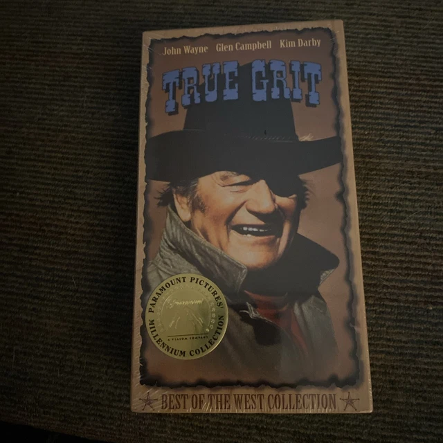 TRUE GRIT VHS Movie John Wayne Vintage 1970 Western Classic Cowboy Film ...