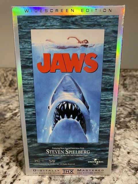 JAWS VHS 1997 Widescreen Edition Digitally THX Mastered £6.50 - PicClick UK