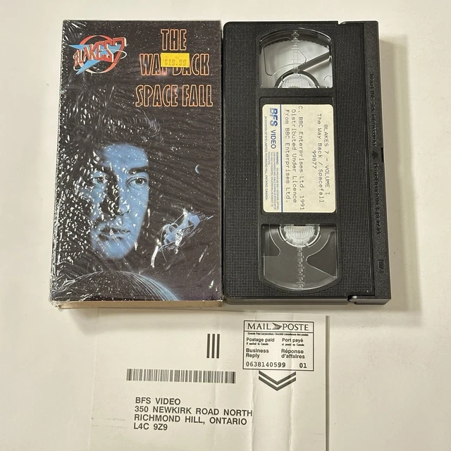BLAKES 7 - The Way Back / Space Fall (VHS, 1991, BFS Video) BBC Canada ...