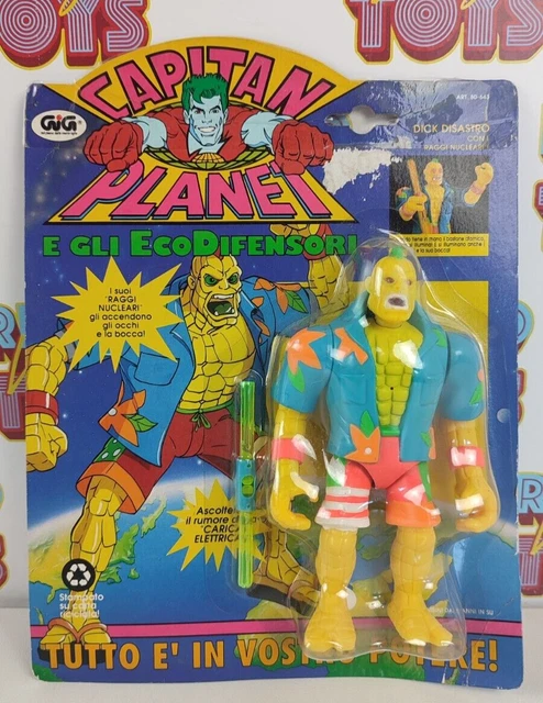 DUKE NUKEM DICK Disastro Captain Planet Planeteer 1991 Tiger No Kenner ...