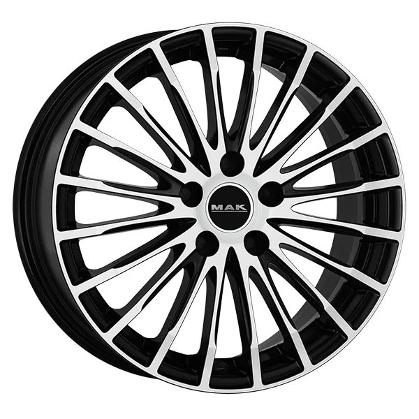 ALLOY WHEEL MAK Starlight 8X18 5X112 Ice Black F8080Faib35Ws2X $504.57 ...