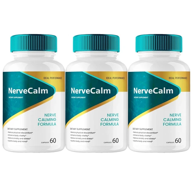 1-3PCS NERVE CALM Blood Capsules Premium Formula for Healthy ...
