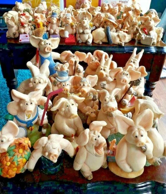 PIGGIN PIGS COLLECTABLE Ornament - Various Piggins Pig Figures ...