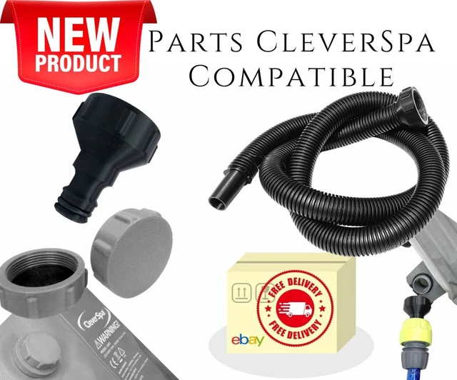 ME&SG PARTS CLEVER Spa Compatible,Drainage Adapter, Inflation Hose,Air ...