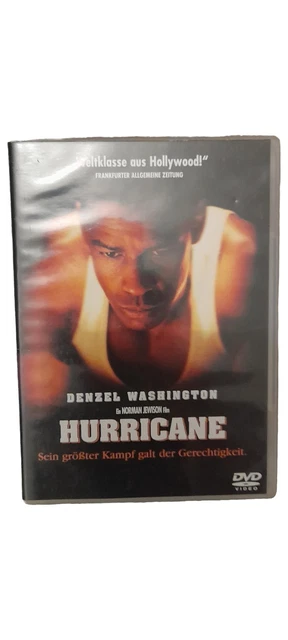 HURRICANE RUBIN CARTER Denzel Washington DVD Biografischer Film Drama ...