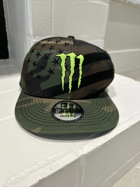 MONSTER ENERGY NEW Era 9Fifty Athlete Exclusive Snapback Hat Camo ...