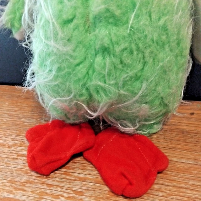 RARE! ORVILLE THE Green Plush Duck Soft Toy Keith Harris Tebro Vintage ...