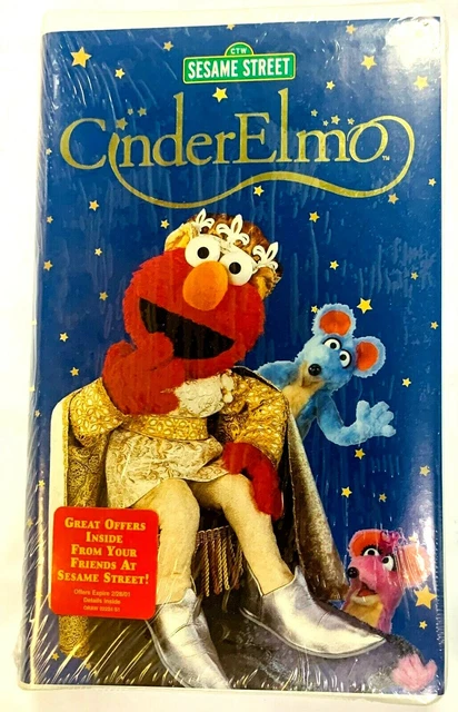 CINDERELMO (VHS, 2000) Vintage NEW Sesame Street Muppets RARE - READ ...