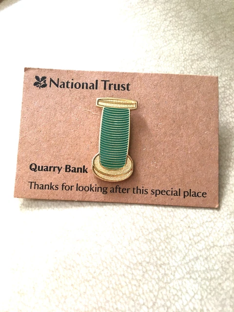 NATIONAL TRUST CHARITY Badge - Quarry Bank- Gift For A Collector £12.99 ...