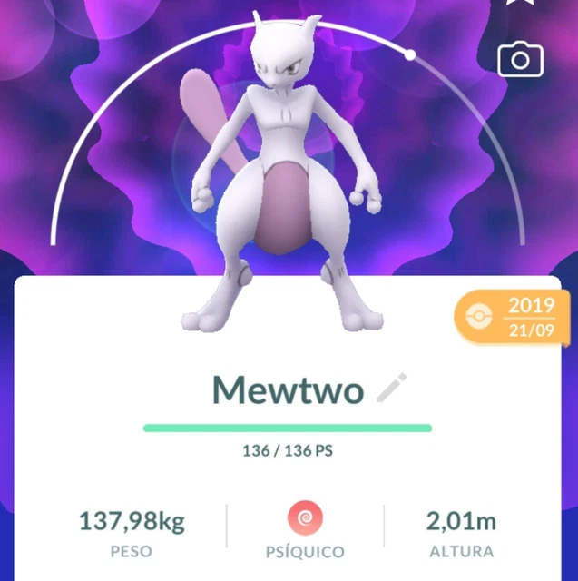 POKEMON LEGENDARY MEWTWO - Mewtu POKEMON GO EUR 3,00 - PicClick FR
