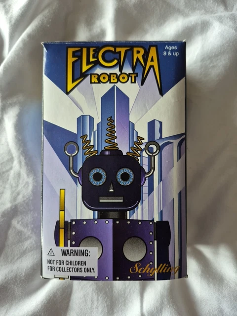 ELECTRA ROBOT SCHYLLING Limited Edition Clockwork Tin Toy 2003 ( No Key ...
