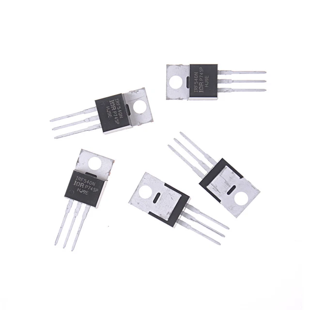 5PCS IRF540N IRF540 TO-220 Power MOSFET IRF 100V 33A Electronic ...