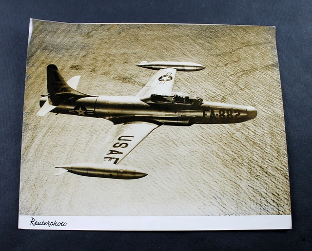 PHOTO AVION LOCKHEED AIRCARFT F-94 JET FIGHTER SKY SENTINEL ...