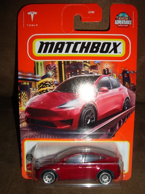 MATCHBOX TESLA MODEL y, red 18/100 £2.64 - PicClick UK