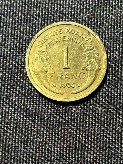 FRANCE - 1 Franc Morlon 1935 EUR 12,00 - PicClick FR