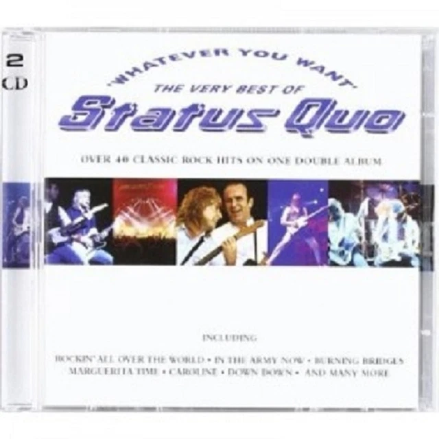 STATUS QUO - Whatever You Want-The Very Best Of;2 Cd 41 Tracks Classic ...
