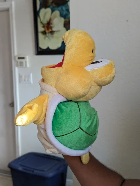 SUPER MARIO BROS Koopa Troopa Hand Puppet 10" Plush Nintendo 2019 ...