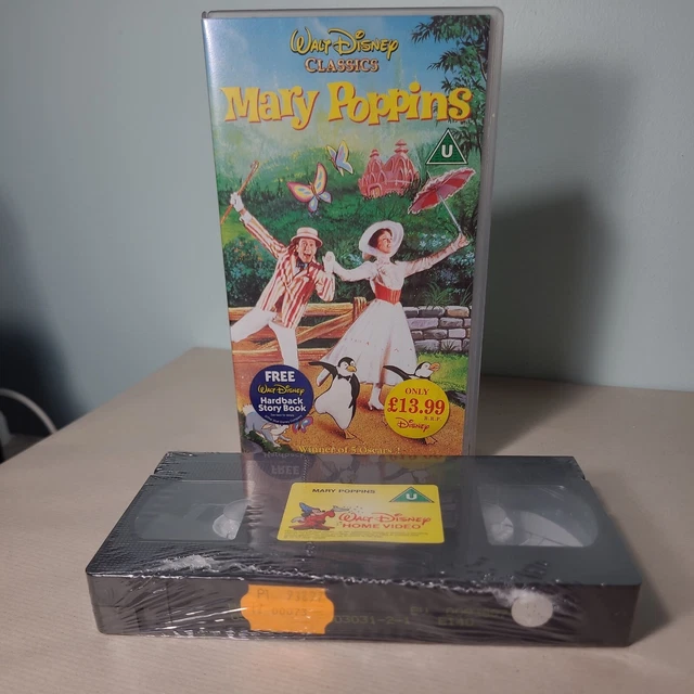 MARY POPPINS VHS Video 1991 - Retro Vintage Walt Disney Classics | New ...