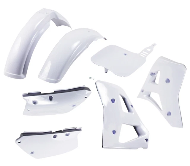 UFO COMPLETE WHITE Plastic Body Kit for 1990 Yamaha YZ250/YZ360 ...