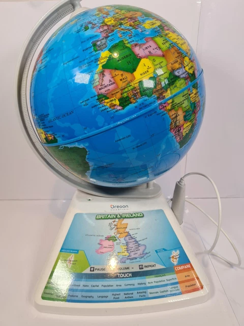 OREGON SCIENTIFIC SMART Globe Discovery educazione interattiva ...