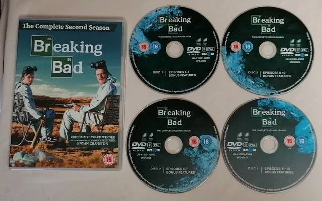 DVD BOX SET - Breaking Bad Complete Season 2 4-Disc Box Set 2012 PAL ...
