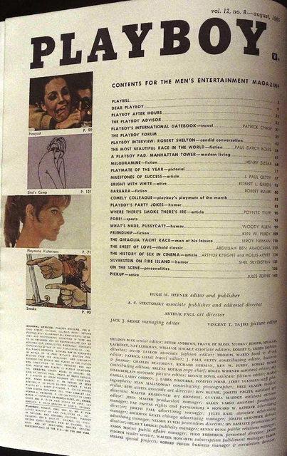 PLAYBOY AUGUST 1965 JO COLLINS Lannie Balcom URSULA ANDRESS Paula ...