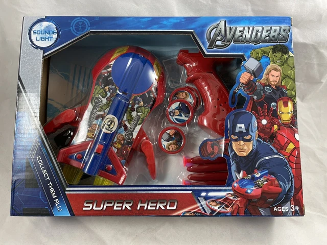 AVENGERS REPULSOR BLASTER Toy Dart Gun Marvel Avengers Comics Power ...